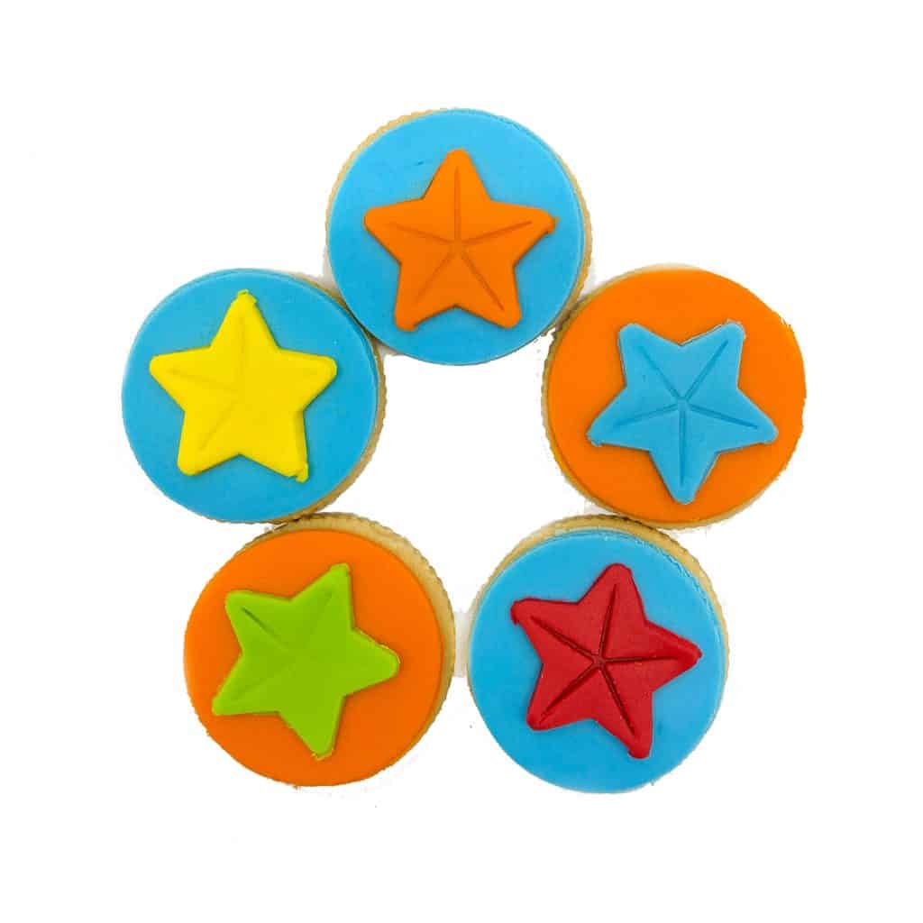 Galletas de Mantequilla Estrellas - Globos, Flores y Fiestas