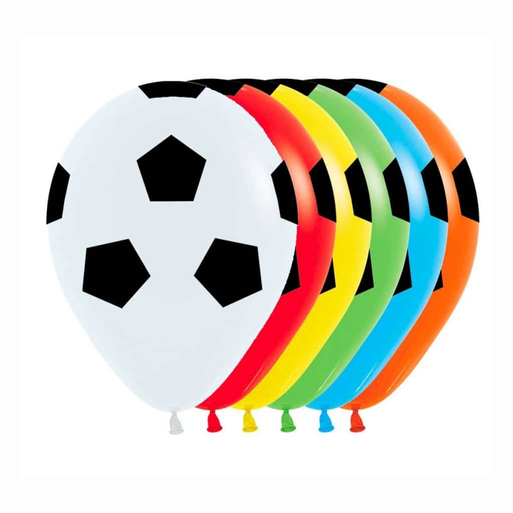Globos en Helio Balón de Fútbol por Unidad