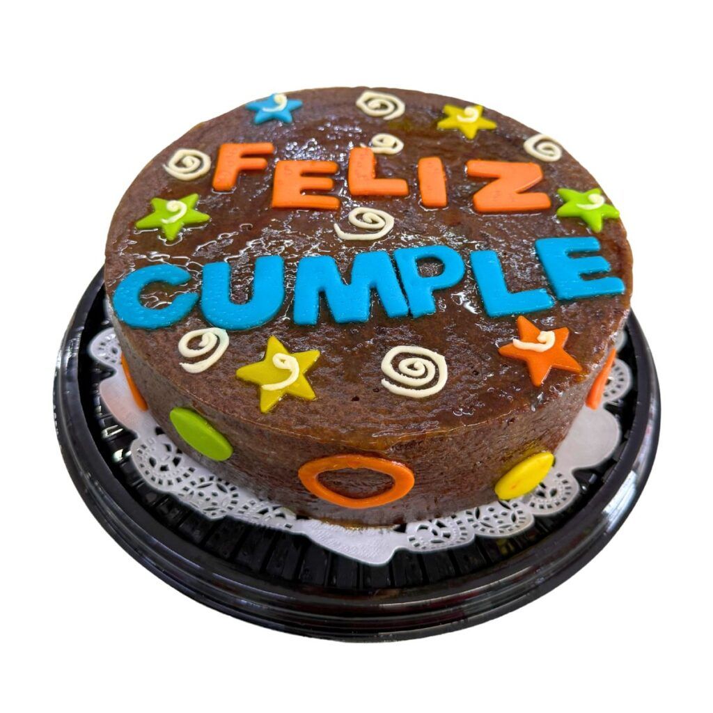 Torta de Ponque Envinado 15 Personas - Globos, Flores y Fiestas