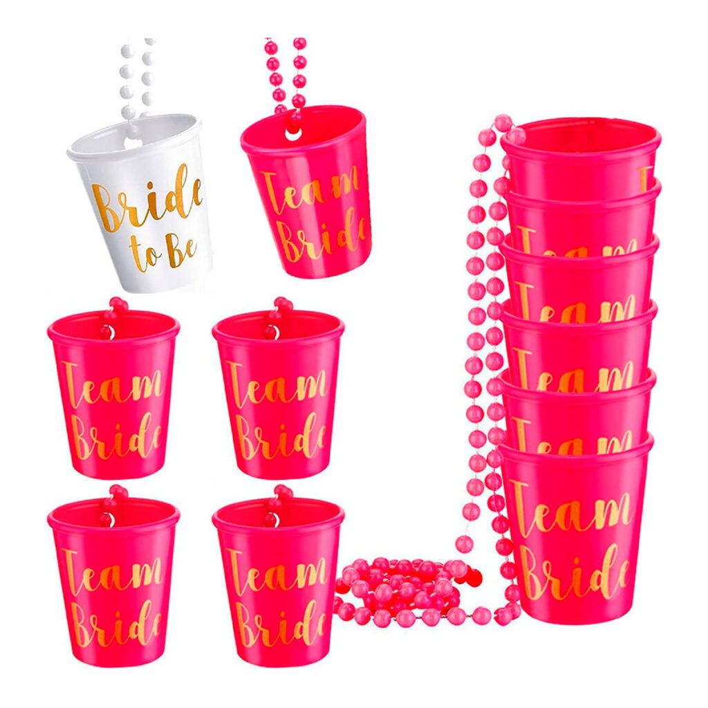 Copas Shots Bride To Be y Team Bride - Globos, Flores y Fiestas